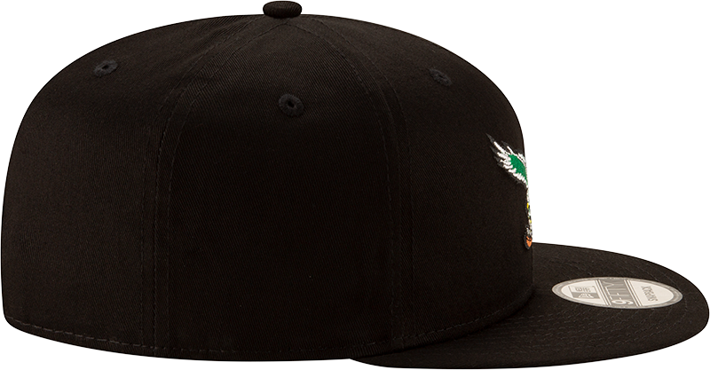 Men's Philadelphia Eagles New Era Black Throwback 9FIFTY ...