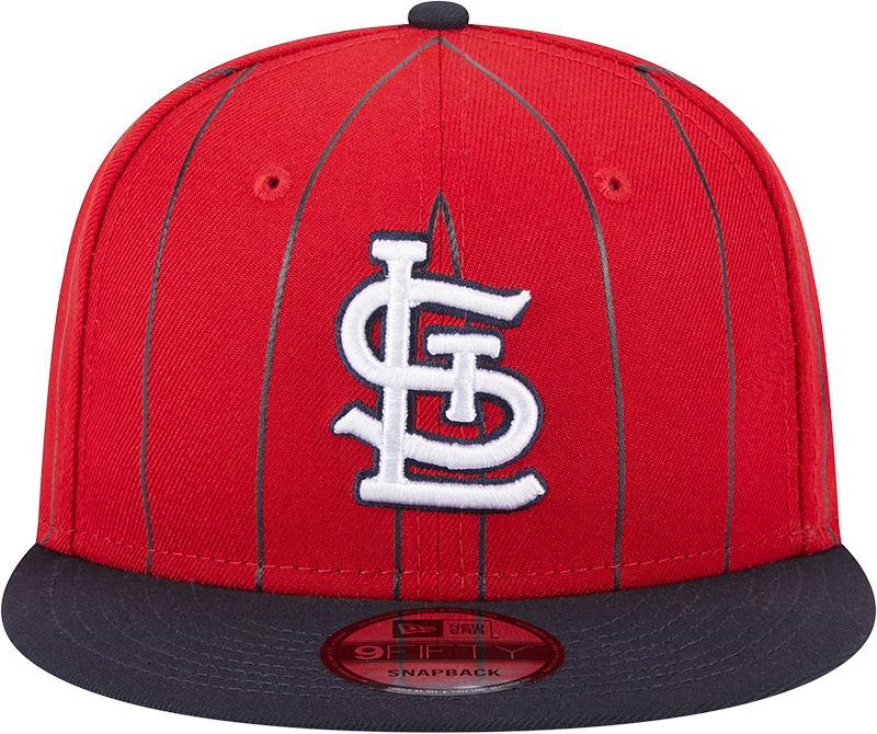 Men's Red St. Louis Cardinals STL Vintage Bird Pinstripe ...