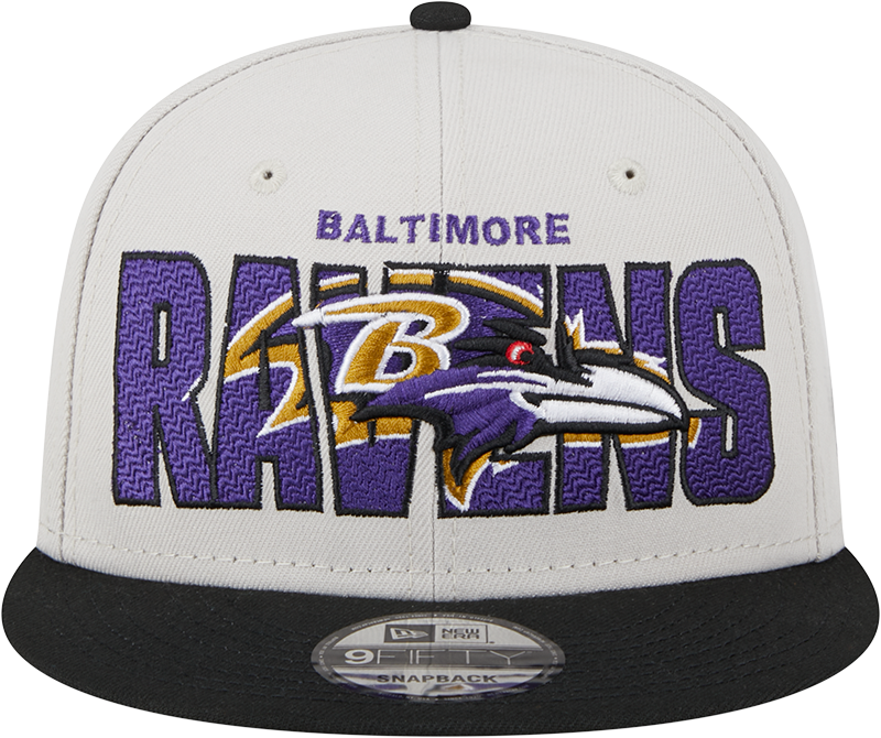 Men's Baltimore Ravens New Era Stone/Black 2023 NFL Draft...